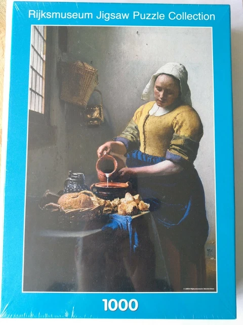 RARE RIJKSMUSEUM AMSTERDAM 1000 pce Vermeer Kitchen Maid jigsaw puzzle new other £35.00 ...