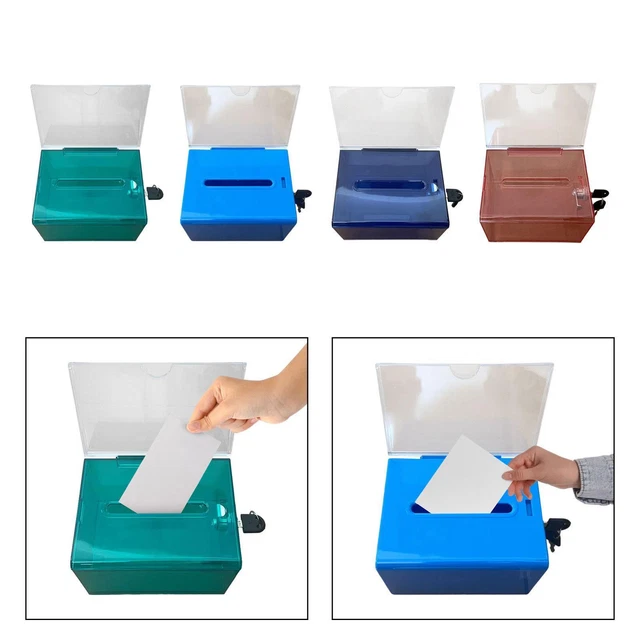 ACRYLIC DONATION BOX Donation Claim Box from $34.12 - PicClick AU