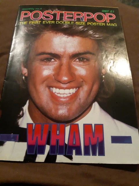 WHAM! POSTERPOP MONTHLY No.4 Poster Magazine george michael rare 80s ... WHAM! POSTERPOP MONTHLY No.4 Poster Magazine george michael rare 80s ...