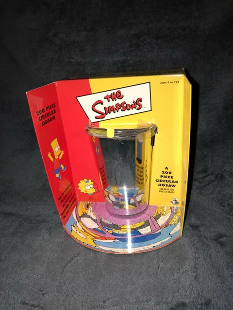 *NEW THE SIMPSONS (2002) On Reflection Magic Mirror Puzzle 200Pc ...