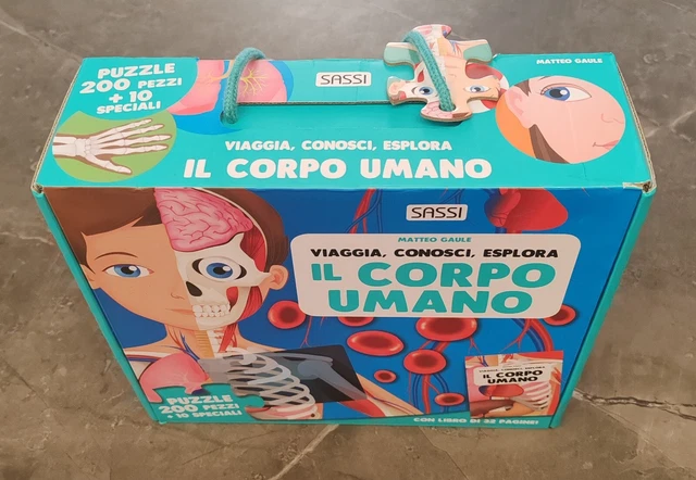 IL CORPO UMANO. Viaggia, conosci, esplora, con puzzle e libro EUR 19,90 ...