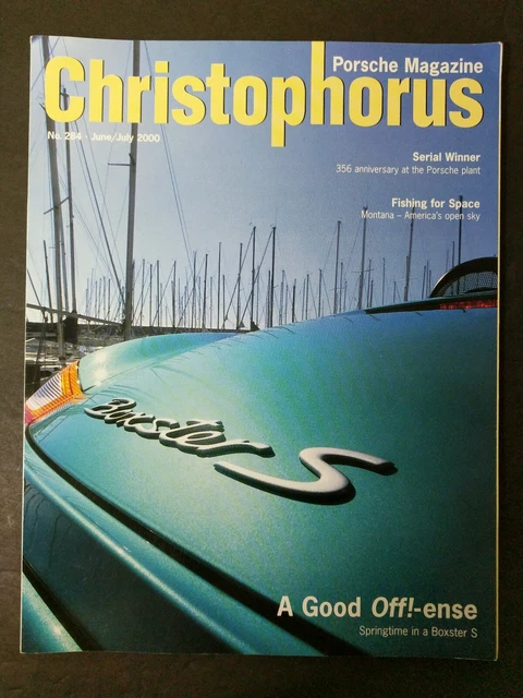 CHRISTOPHORUS OFFICIAL PORSCHE MAGAZINE, No 284 JUN 2000 PORSCHE 356 ...