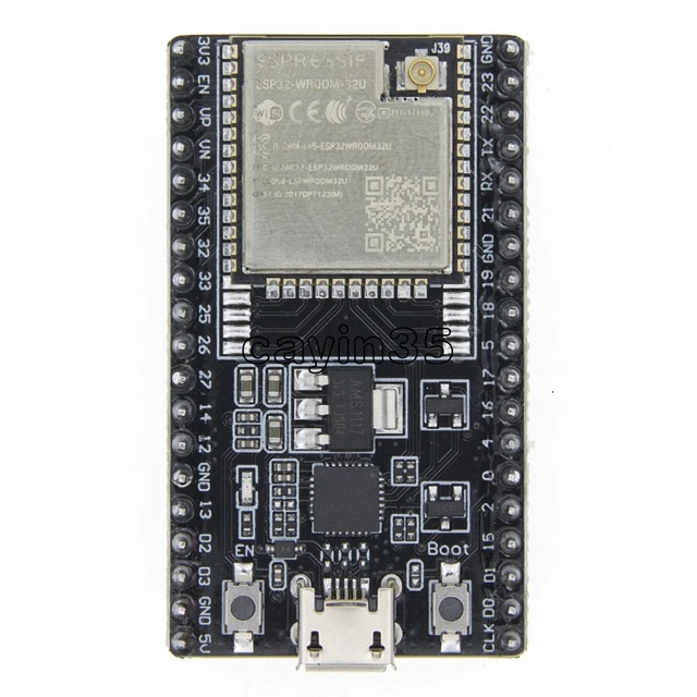 ESP32-WROOM-32U ESP32-DEVKITC MODUL Kernplatine ESP32 Entwicklungsplatine NEU EUR 4,15 - PicClick DE