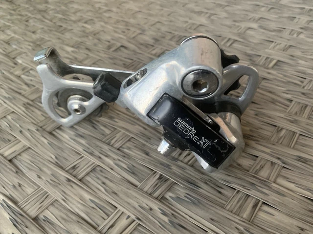 VINTAGE SHIMANO DEORE XT RD-M730 Mountain Bike Rear Derailleur Long ...