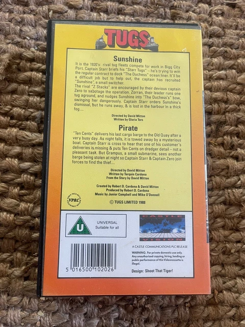 TUGS - SUNSHINE /Pirate - Vhs A Rare Find $300.00 - PicClick AU