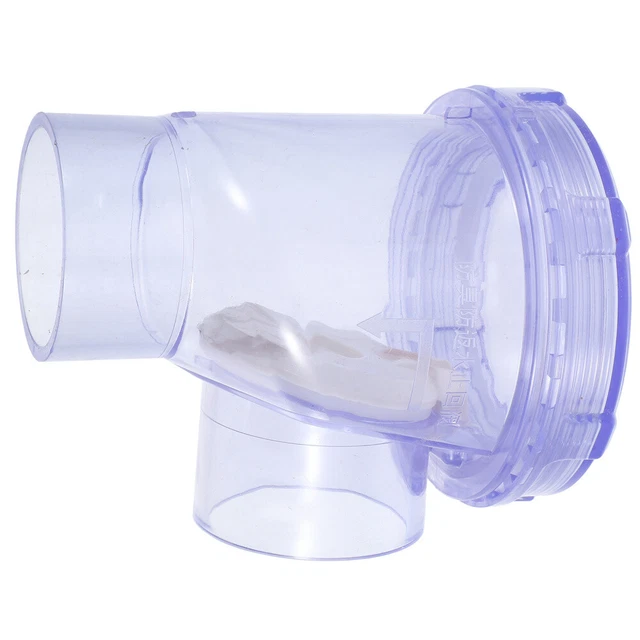 PVC CHECK VALVE Transparent Non Return Valve for Water Pipe Anti ...