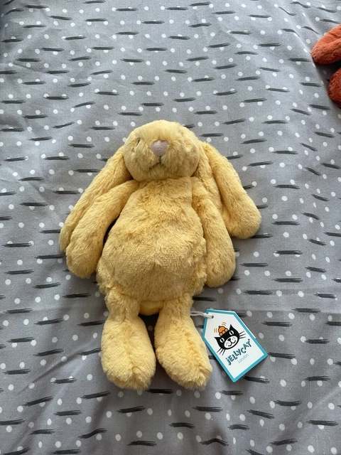 JELLYCAT SMALL BASHFUL Sunshine Bunny - BNWT £5.00 - PicClick UK