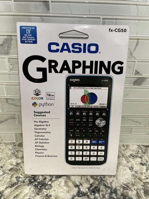 CASIO FX-CG50 GRAPHING Calculator - Black $80.00 - PicClick