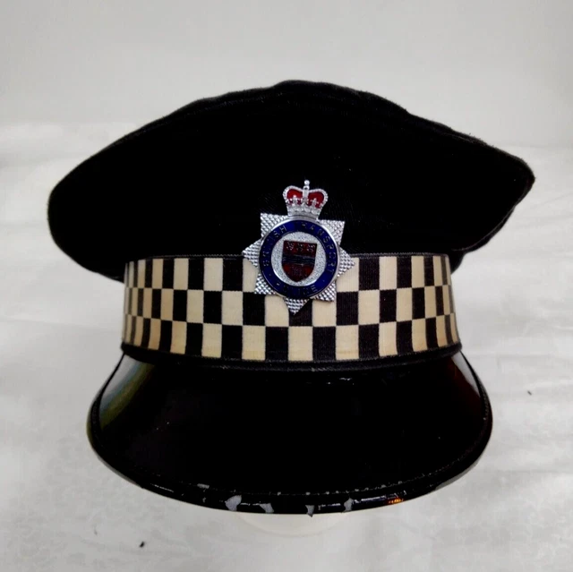 OBSOLETE BRITISH TRANSPORT Police Cap with Badge. KK42 £13.99 - PicClick UK
