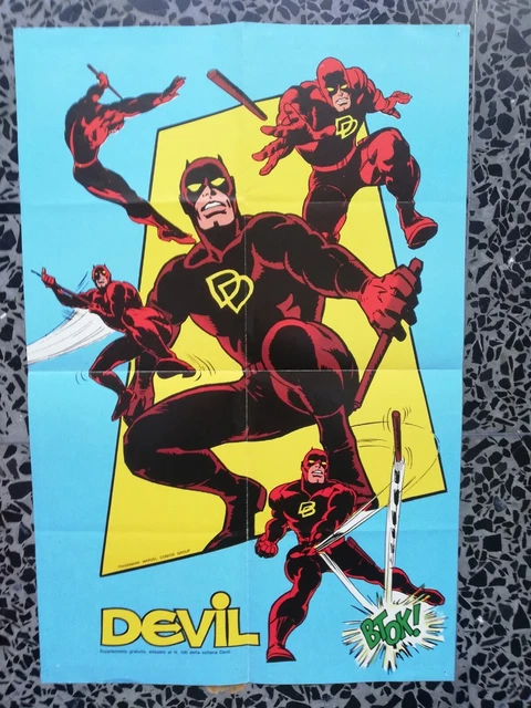 POSTER DEVIL - Manifesto Allegato All'incredibile Devil N.100 Editrice ...
