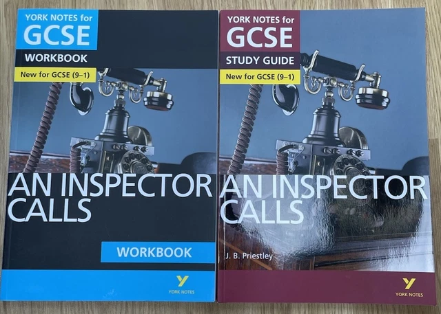 YORK NOTES FOR GCSE An Inspector Calls Study Guide And Workbook £6.50 ...