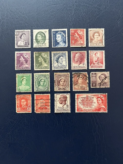 AUSTRALIAN STAMPS FEATURING British Royalty In Used Condition. $10.00 ...