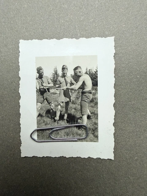 WEHRMACHT PIMPFE BURSCHEN Bursche Arbeiter Helfer Original Foto 2.WK ...