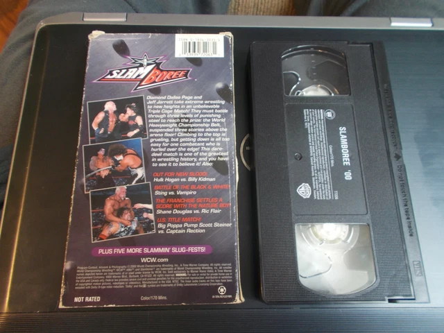 WCW SLAMBOREE 2000 VHS, Very Rare! WWE, WWF, ECW! 00, DDP, Jarrett ...