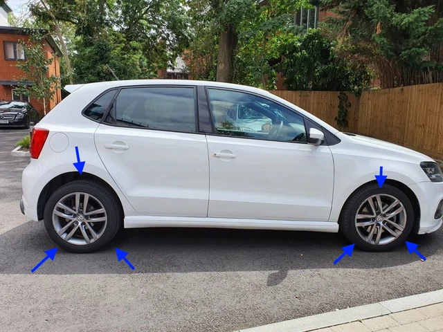 2017 VW POLO R Line 6C 16" ALLOY WHEEL ALLOYS WHEELS TYRE CHROME SHADOW ...