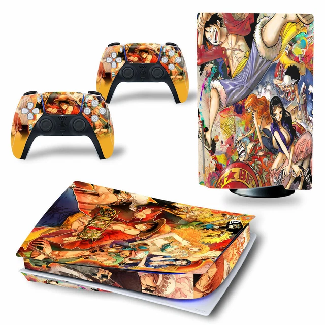 ONE PIECE LUFFY Anime Sony PS5 Playstation 5 Skin autocollant film de ...