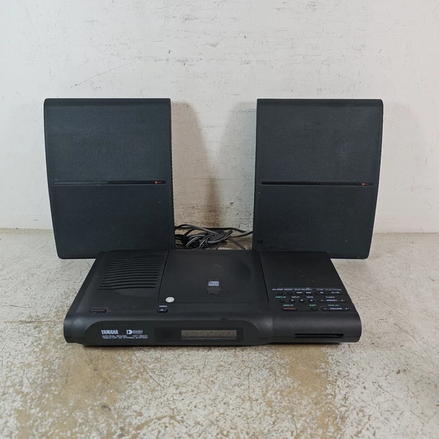 YAMAHA YST-99CD TABLE Top CD Stereo System With Wall Mount Speakers £79 ...