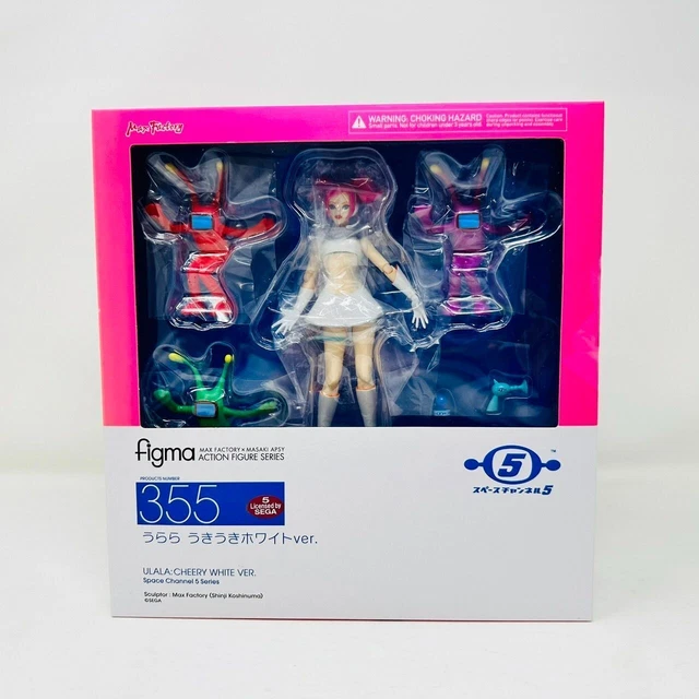 FIGURINE ARTICULÉE FIGMA ULALA CHEERY WHITE version Space Channel 5 355 ...