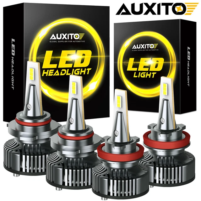 4PCS 9005 H11 LED Combo Headlight Kit Bulbs 6500K Cool White LMP High Low Beam $123.25 - PicClick AU