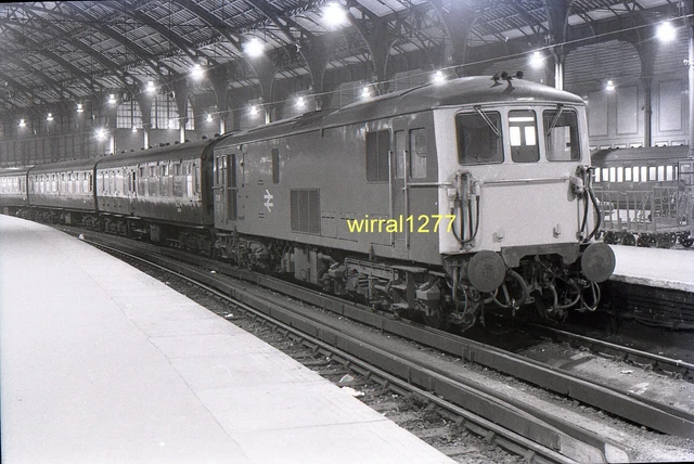 ORIGINAL RAILWAY PHOTOGRAPHIC negative Class 73 73119 at Waterloo £3.00 ...