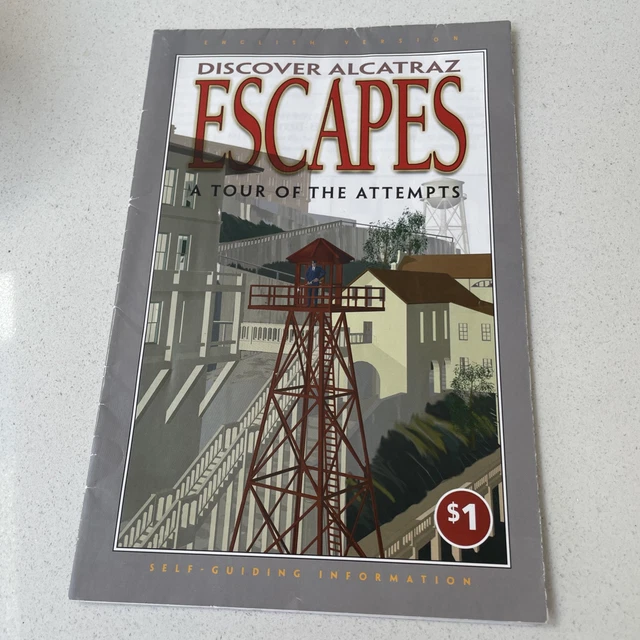 DISCOVER ALCATRAZ BOOK Map Tour Self Guiding Information guide prison £ ...
