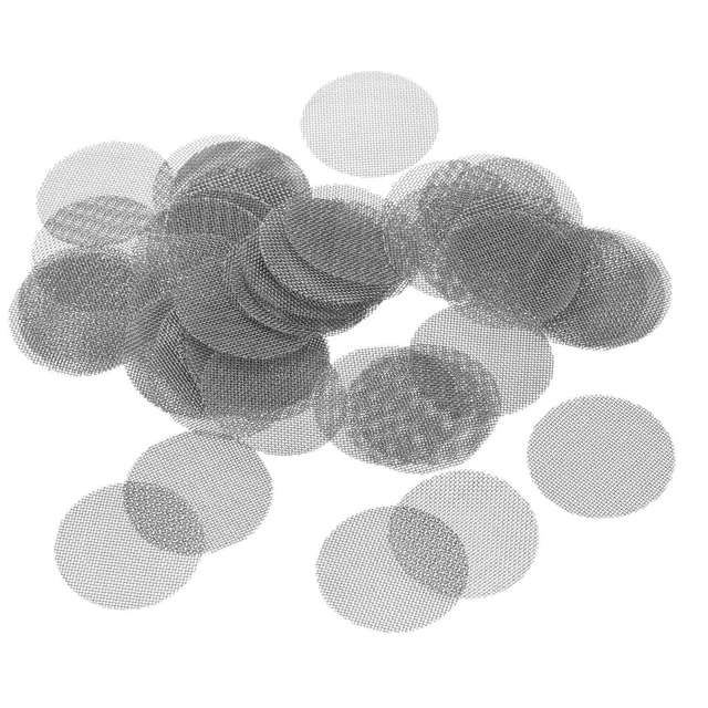 Bong Mesh Bowl Screens 60-Piece Filters - Stainless Steel Mesh Screens ...