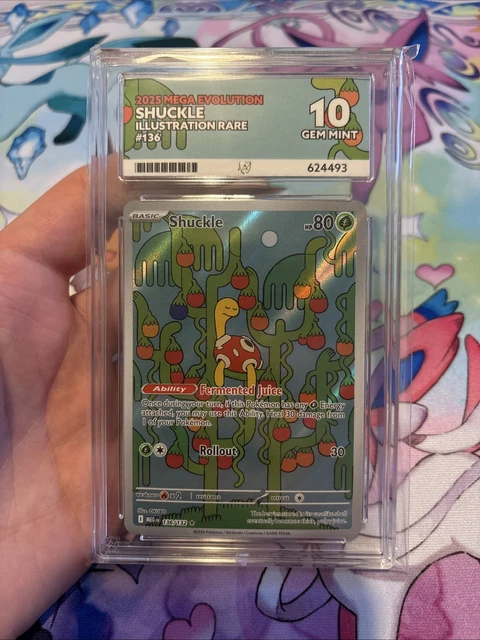 POKÉMON TCG MEGA Evolution Shuckle Illustration Rare 136/132 Ace 10 £37 ...
