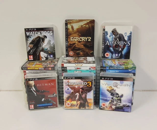 46X PS3 GAMES JobLot- Far Cry 2 Assassins Creed Watch Dogs Hitman ...