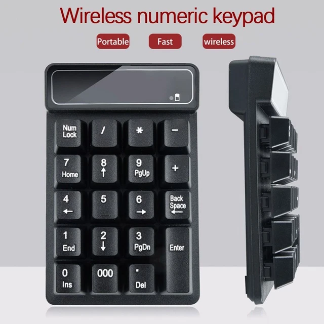 ACCOUNTING KEYBOARD LAPTOP Wireless Keyboard Number Pad Numpad Numeric ...