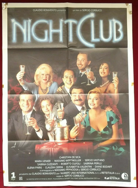 NIGHT CLUB MANIFESTO Poster Affiche Corbucci De Sica Mara Venier ...