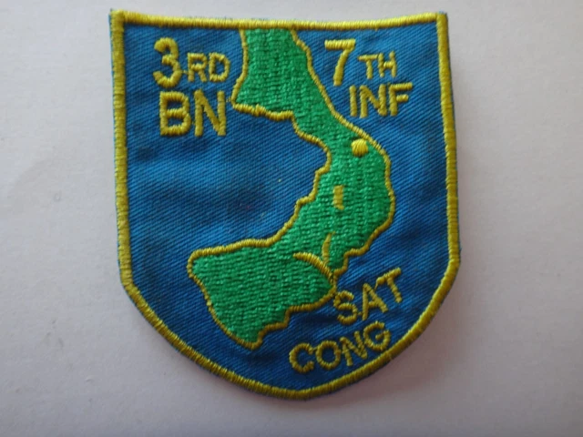 VIETNAM WAR US Army 3rd Battalion 7th Infantry Regiment "SAT CONG ...