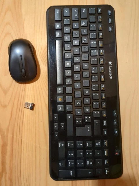 LOGITECH K360 - Wireless Keyboard/Tastatur + Maus M325 EUR 15,00 ...