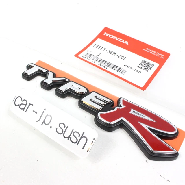 HONDA GENUINE INTEGRA DC5 TYPE-R REAR BACK Emblem Badge Ornament 75717 ...
