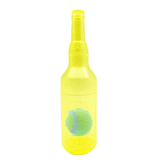 DOG TOY WATER Bottle Cruncher Chew Bottle Toys for Dogs Plastic ...
