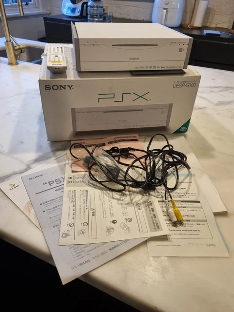 SONY PSX CONSOLE DESR-5000 BOXED PlayStation 2 DVD Recorder With Remote ...