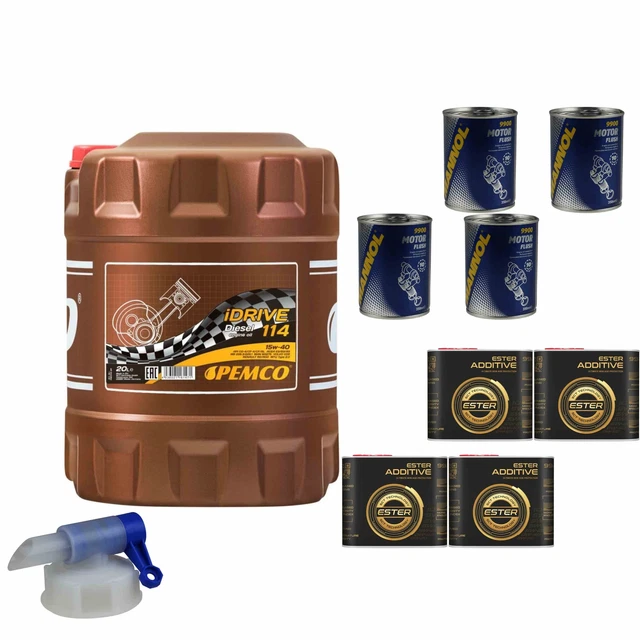 PEMCO 20L IDRIVE 114 15W-40 huile moteur Api Sl/CG-4 Acea E3,A3 / B3 ...