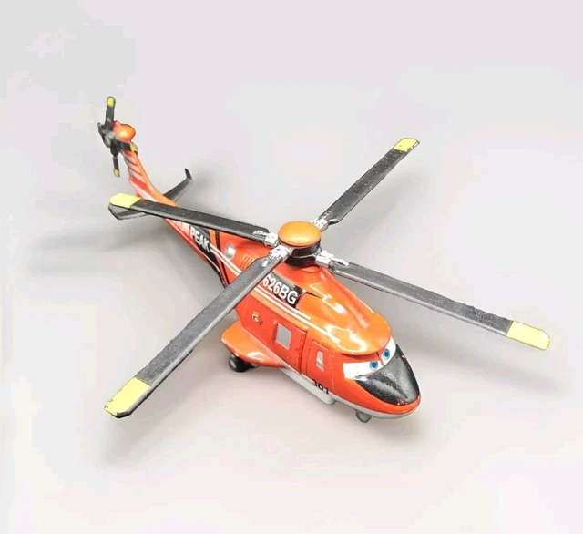 DISNEY PIXAR CARS Planes Blaze Ranger Helicopter Diecast 1:55 RARE FREE ...