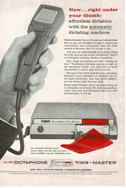 Vintage Dictaphone FOR SALE! - PicClick UK