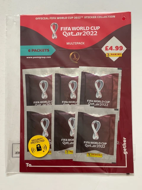 **FIFA WORLD CUP Qatar 2022 Panini Football Stickers 6-Pack Multipack** EUR 15,38 - PicClick FR