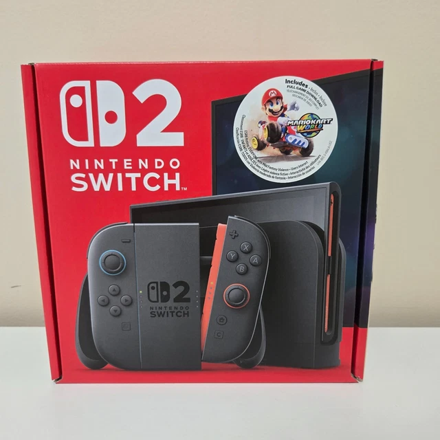 NINTENDO SWITCH 2 Handheld Console System - Mario Kart World Bundle ...