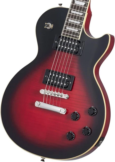 GUITARE ÉLECTRIQUE EPIPHONE Slash Les Paul Standard Vermillion Burst ...
