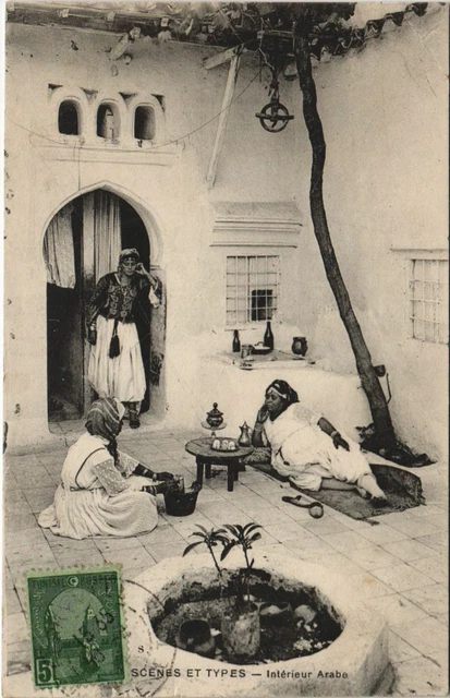 CPA ALGERIE SCENES Et Types Interieur Arabe EUR 3,00 - PicClick FR