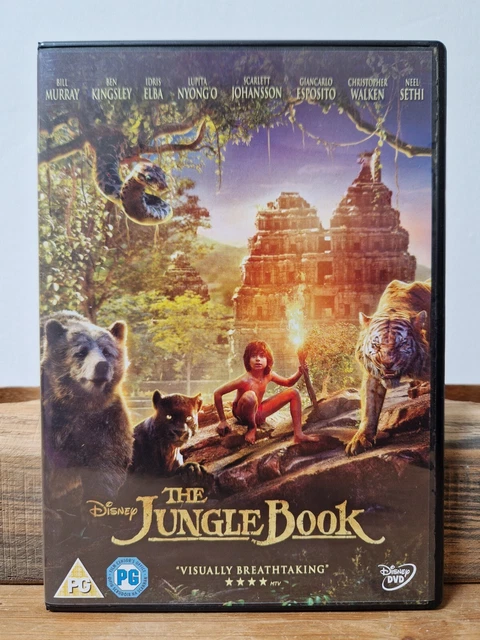 THE JUNGLE BOOK (2016) - DVD - Bill Murray / Ben Kingsley - Free ...
