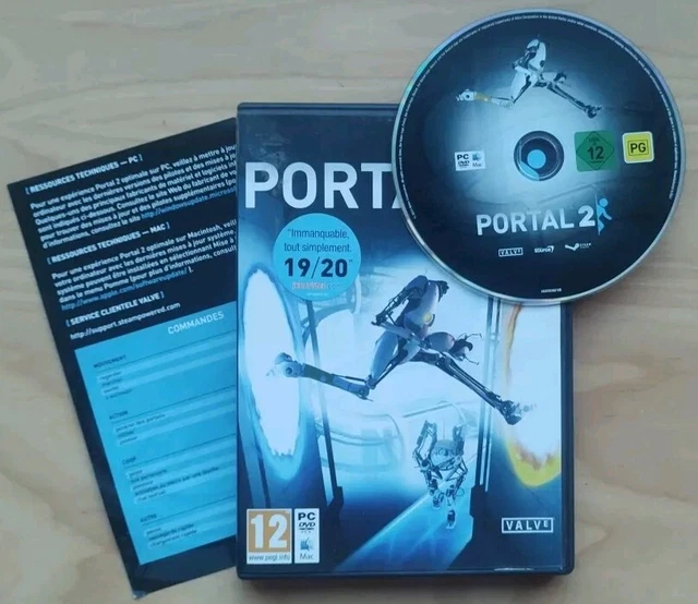 PORTAL 2 (VALVE & Steam, PC/Mac DVD ROM, 2011, PAL) French Version ...