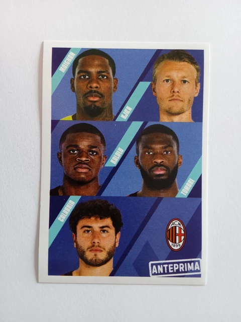 PANINI FOOTBALLERS FIGURE 2022/2023 Preview Milan Defense N 118 With ...