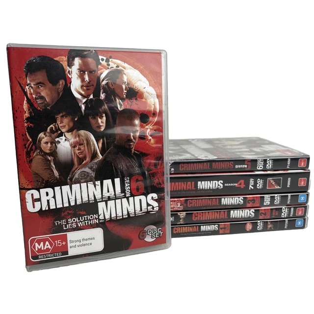 CRIMINAL MINDS SEASON 1-6 DVD's Crime Drama TV Show Region 4 $24.95 ...