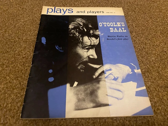 PLAYS AND PLAYERS Magazine 1963 Apr Peter O'toole Norman Rodway Lindsay ...