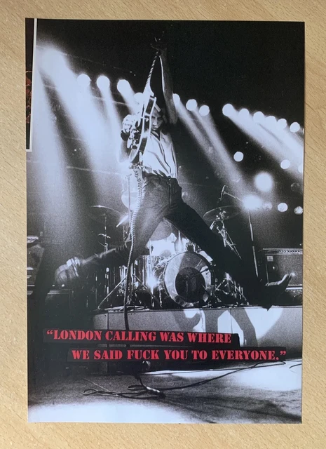 ORIGINAL THE CLASH London Calling Full Page Magazine Promo Advert 2004 ...