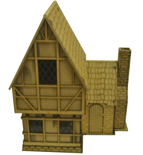 WOODEN MADE-TO-ORDER TUDOR Dolls House 1/24 scale. Assembly required £ ...
