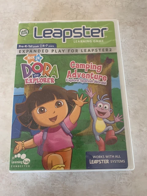 LEAPFROG LEAPSTER LEARNING Game Dora The Explorer Camping Adventure £6. ...